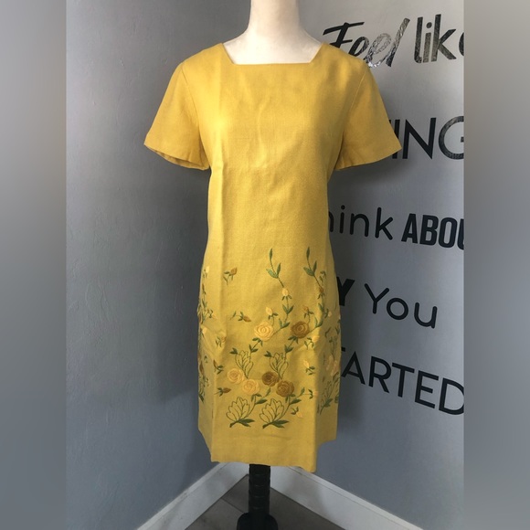 Edith Flagg | Dresses | Edith Flagg Yellow Dress | Poshmark